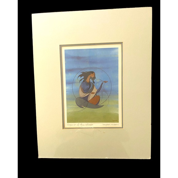 Art | Vintage Signed Maxine Noel Ioyan Mani Spirit Of The Winds Print ...
